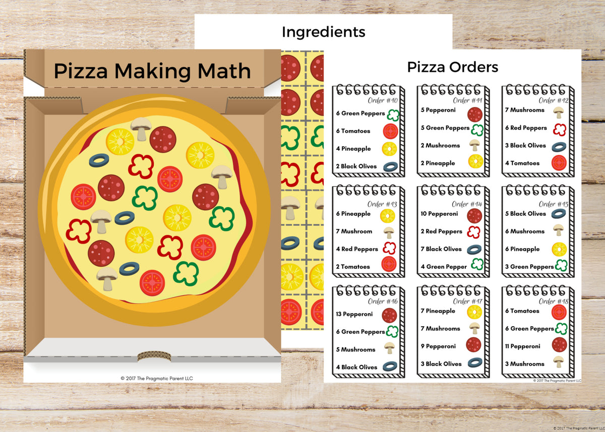 Pizza Making Math Kit – The Pragmatic Parent