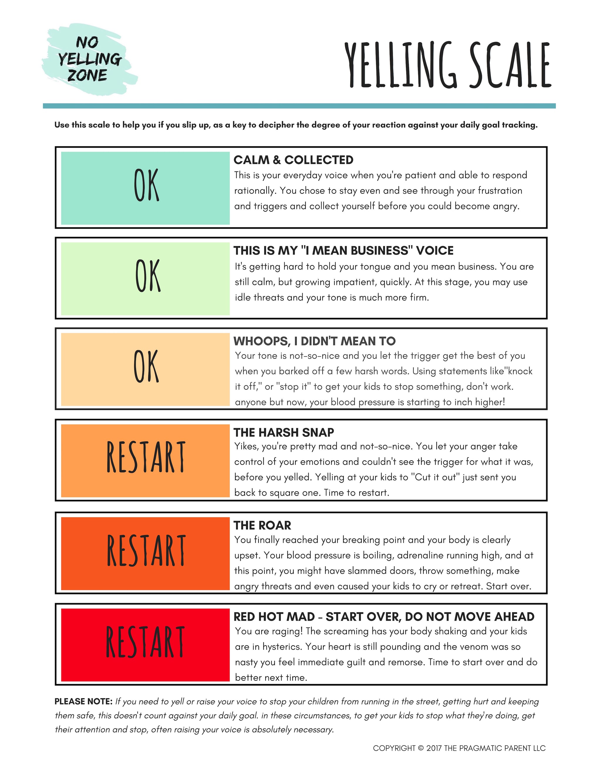 no shouting parenting