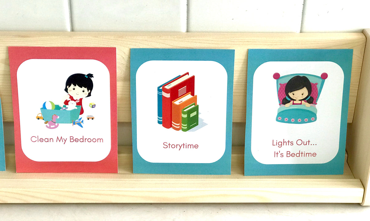 Girl's Daily Routine & Chore Cards (80) – The Pragmatic Parent